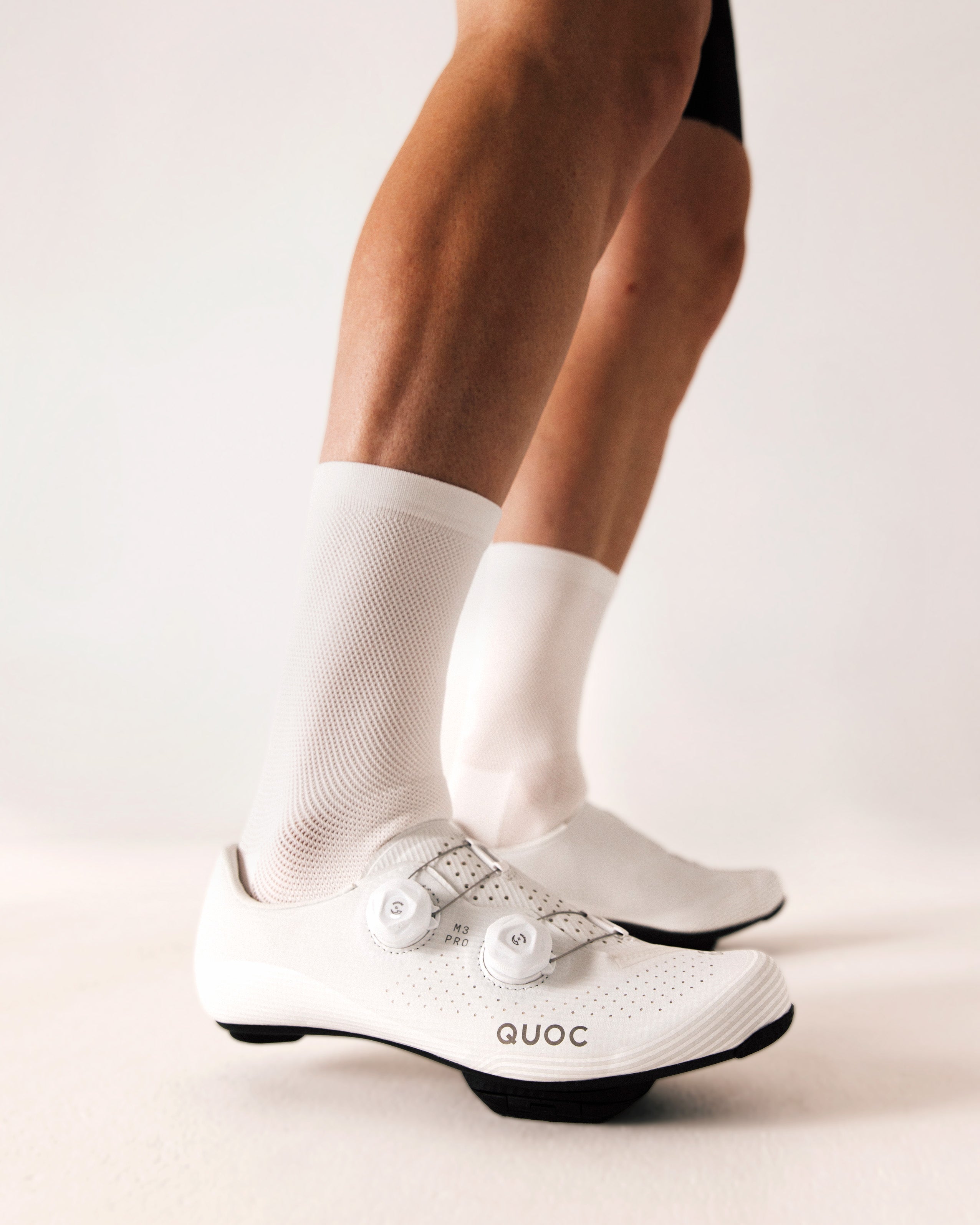 White Cycling Shoes